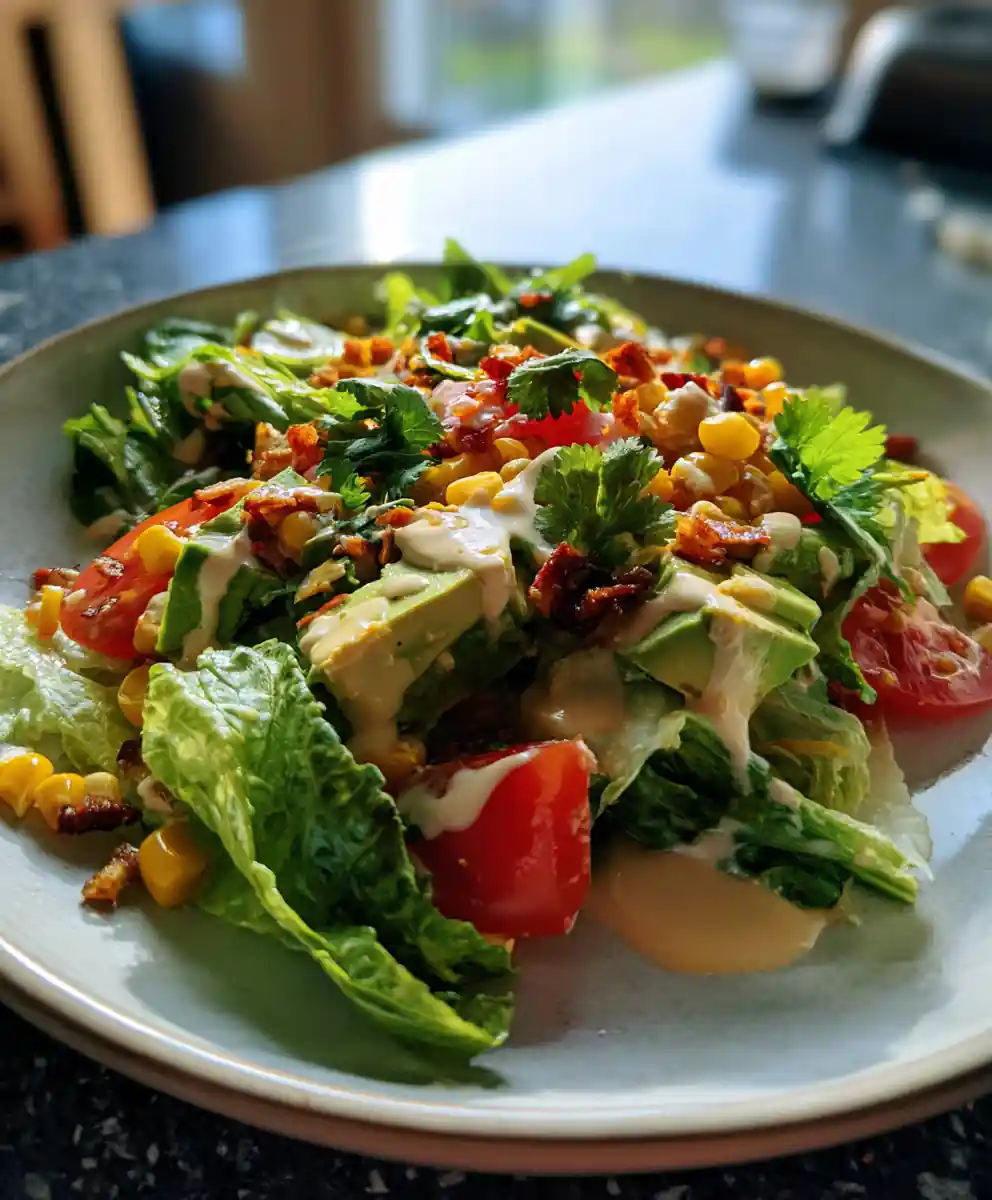 Smoky Chipotle Lime Avocado Mexican Salad